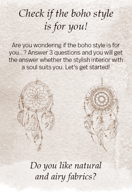 Check if boho is for you - Dekoria.co.uk